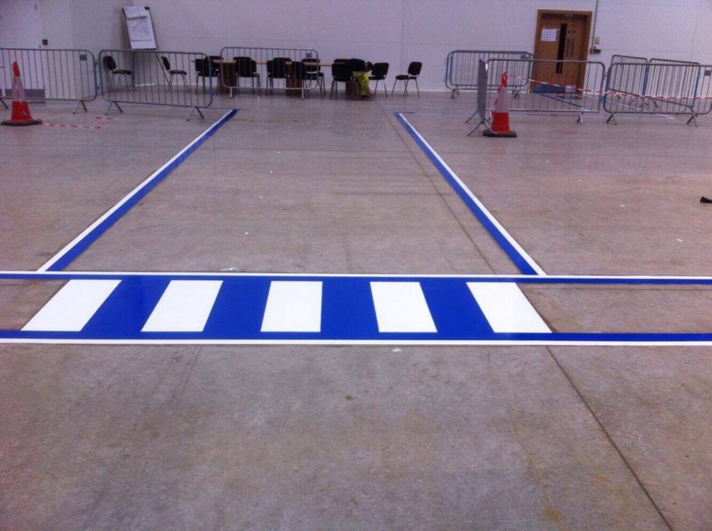Factory & Warehouse Floor Line Marking - Gilvar Lining Ltd